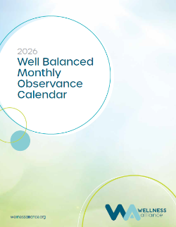 2026 Well Balanced Monthly Observances Calendar - Wellness Alliance